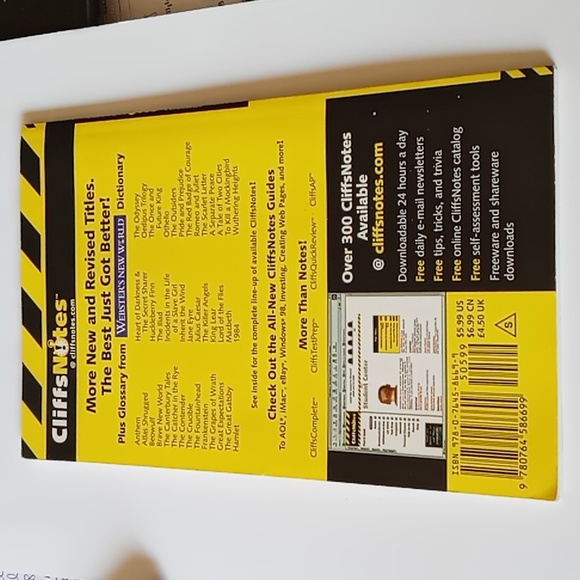 Cliff Notes Inc | Other | Cliffsnotes For George Orwells Animal Farm ...